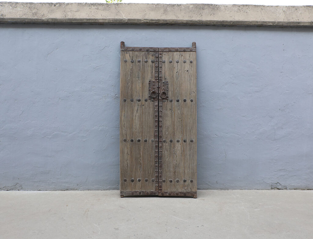 Antique Chinese Elm Compound Door/Gate, 84x43x2 - Sunnyside Trading Co.